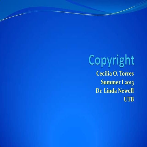 Copyright assignment 3rd revision | PPT