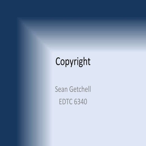 Copyright draft | PPT