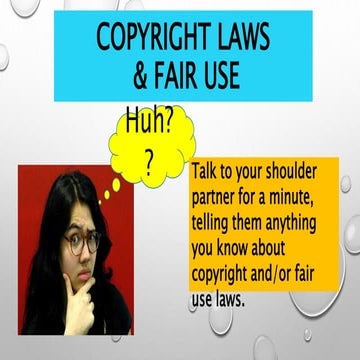 Copyright & fair use | PPTX