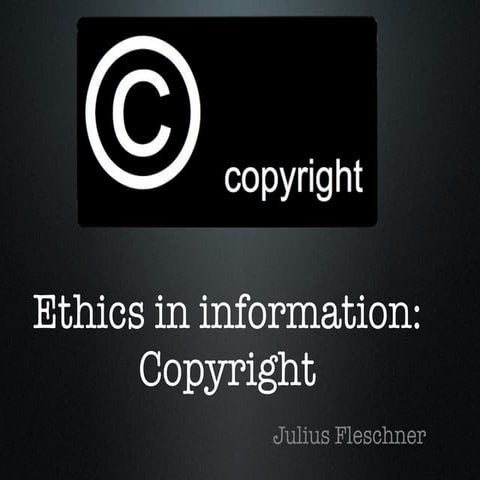 Copyright lecture | PPT