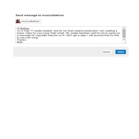 Copyright message to artist for unit 21 creative production. | PDF