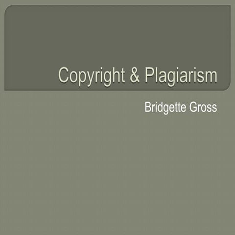 Copyright powerpoint | PPT