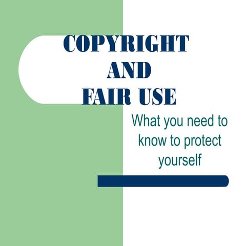 Copyright powerpoint 1 | PPT | Law