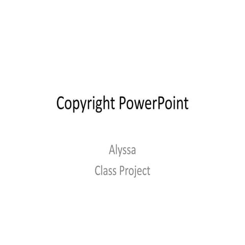 Copyright PowerPoint | PPT