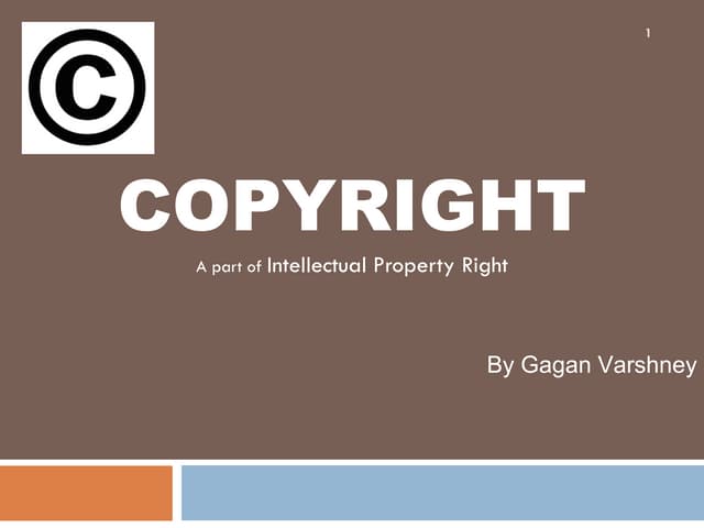 Copyright Presentation Ppt