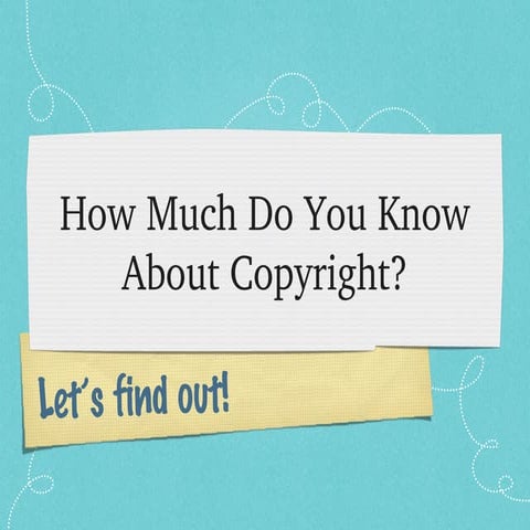 Copyright Quiz | PPT