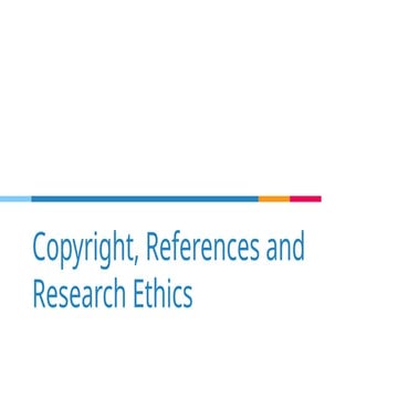 copyright rules presentation for seminar course | PPTX