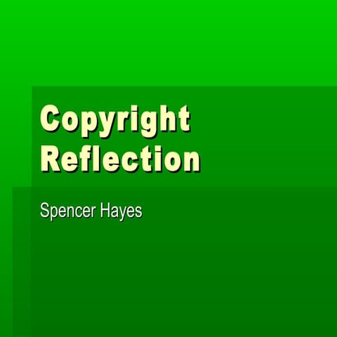 Copyright reflection | PPT