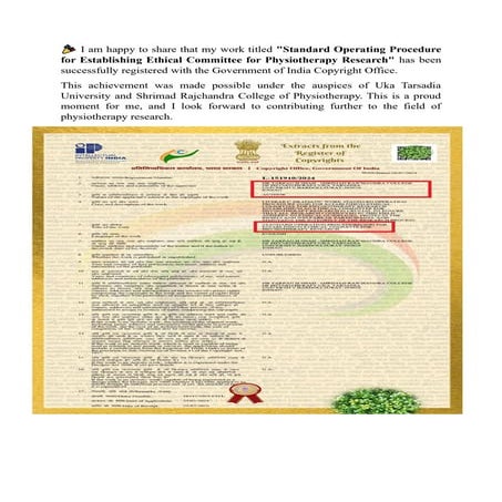 Copy right Registered on Title Standard operating procedure to ...