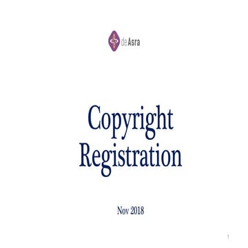 What Is Copyright | Copyright Registration Process | PPTX