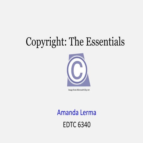 Copyright revision 2 | PPT
