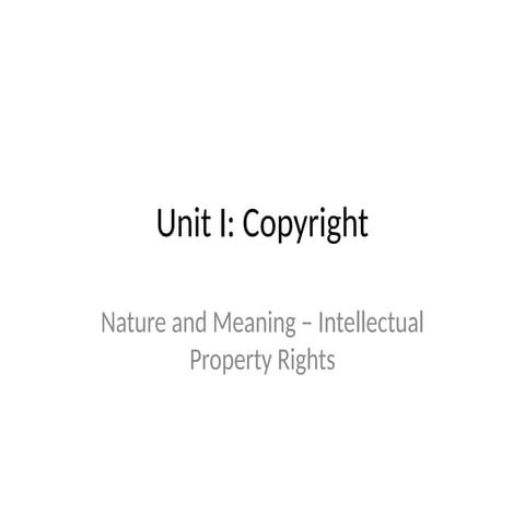 COPYRIGHT | PPTX