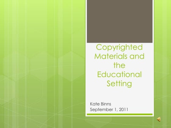 Copyright & Fair Use for Digital Projects: Workflow | PPT