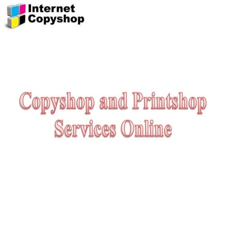 Copyshop Solutions | PPTX