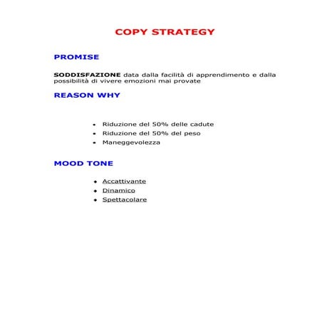 Copy strategy | PDF