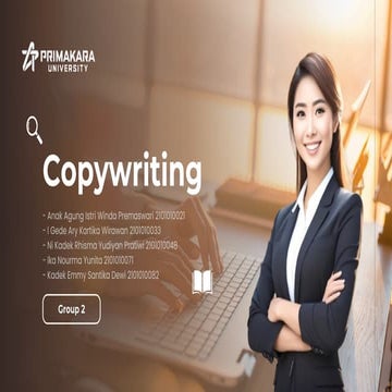 Copywriting Materi Presentasi Digital Marketingpdf | PPT