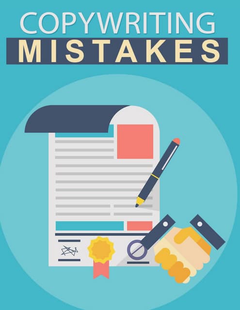 Common Copywriting Mistakes | PDF