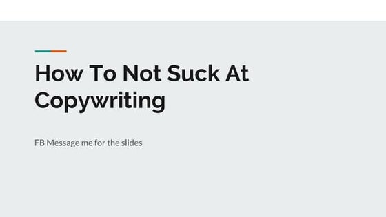 Common Copywriting Mistakes | PDF