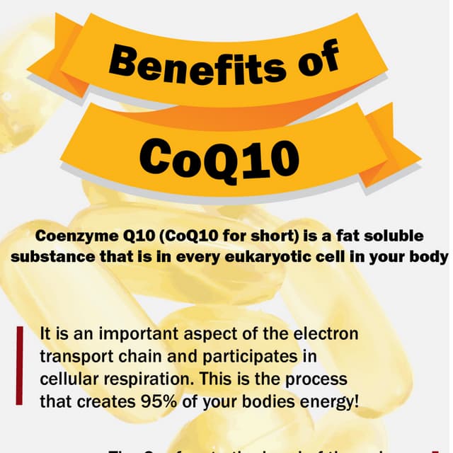 Benefits of CoQ10 Infographic | PDF