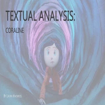 Coraline presentation (using art of the title) | PPTX
