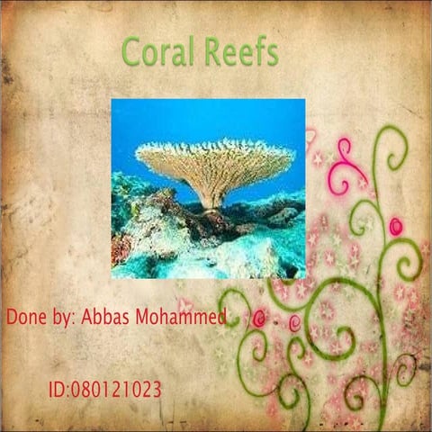 Coral reefs | PPT