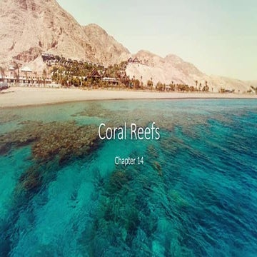 coral reef presentation in a marine biology course for nonmajors | PPTX