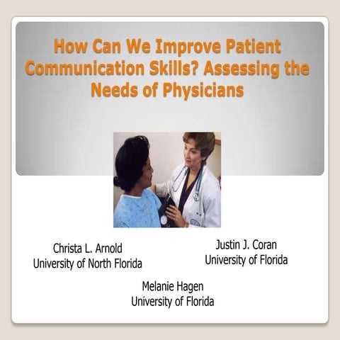 How Can We Improve Patient Communication Skills? | PPT