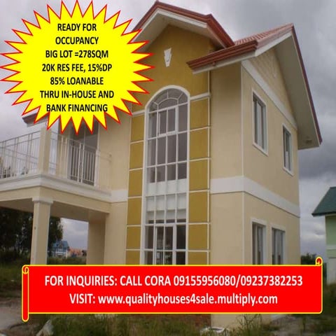 MURANG BAHAY AT LUPA FOR SALE IN CAVITE | PPTX