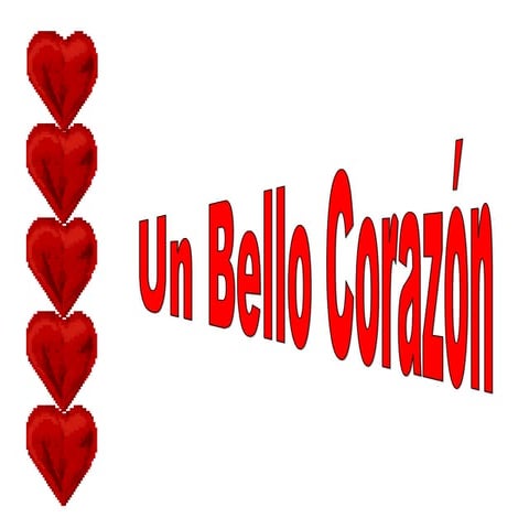 Un bello corazon | PPT | Descarga Gratuita