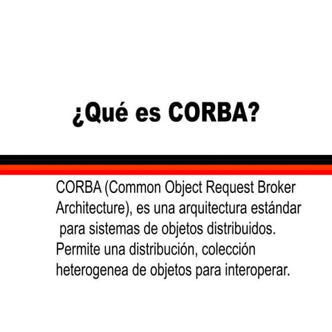 Middleware & Corba | PPTX