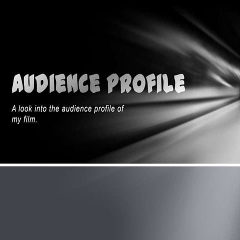 Audience profile | PPTX