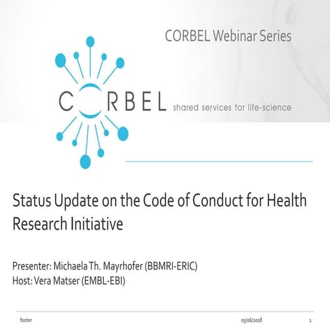 CORBEL Code of Conduct webinar slides | PPT