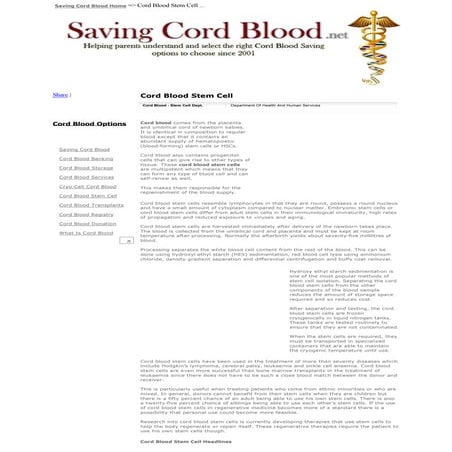 Stem cell banking | PPTX