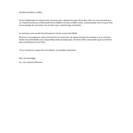 Cordial Saludos A Todos | DOCX