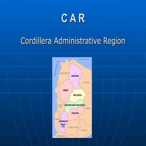 Cordillera administrative region | PPT