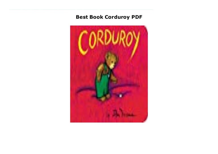 Corduroy Book
