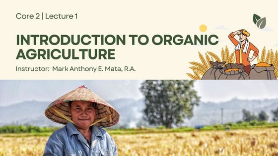 Organic-Agriculture-Act-2010-RA-No.10068.pptx | Agriculture | Industries
