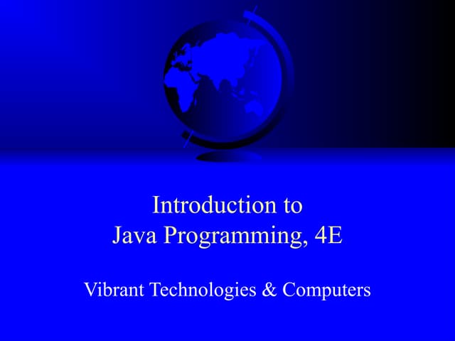 Core java-introduction | PPT Core java-introduction | PPT