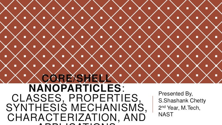 Core shell nanostructures