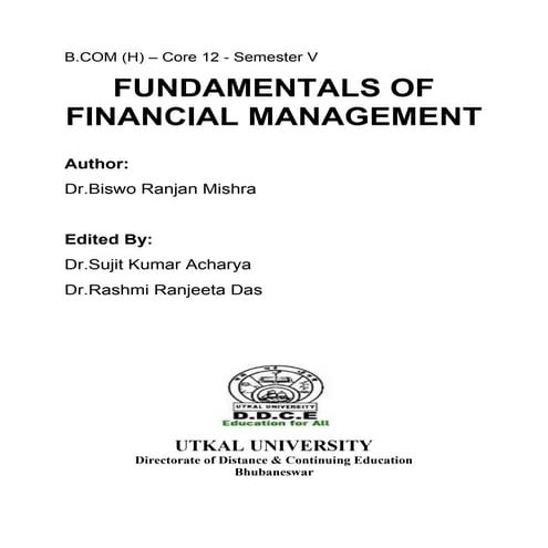 Core_12.pdf financial management book pdf | PDF
