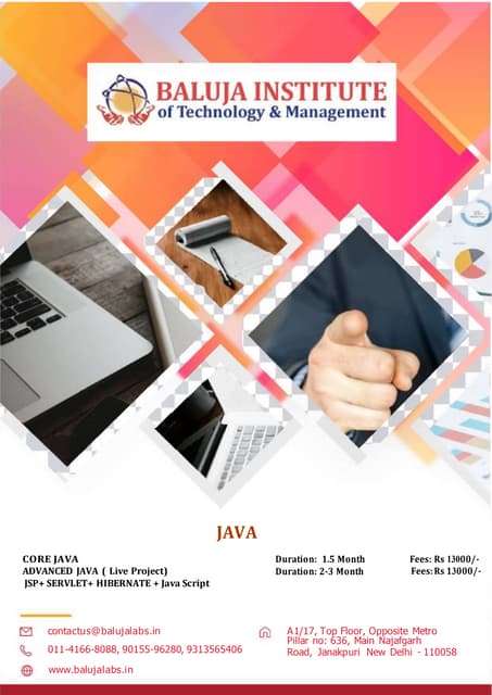 CORE JAVA & ADVANCE JAVA | PDF CORE JAVA & ADVANCE JAVA | PDF