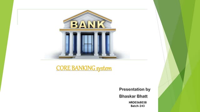 T24 Core Banking: Benefits | PPTX