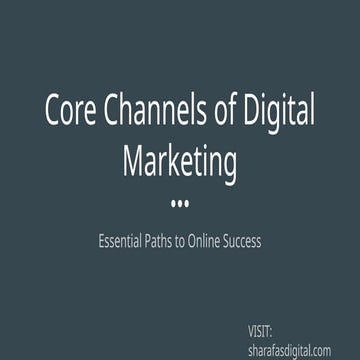 Core Channels of Digital Marketing (1) (1).pptx