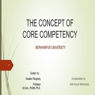 Core competency | PPTX