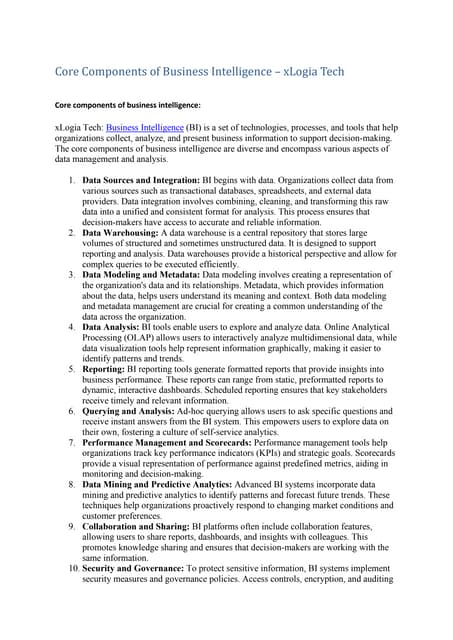 What is Business Intelligence, Benefits, Challenges and everything to ...