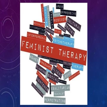 Core concepts of feminist therapy | PPT