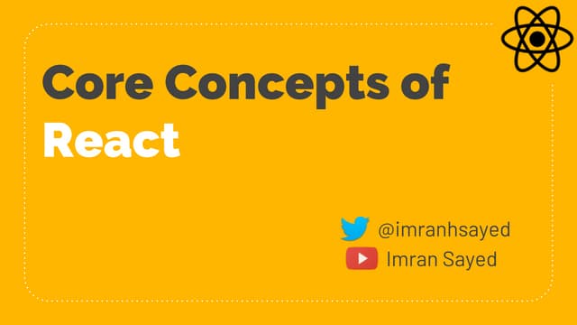 React Workshop Core Concepts Of React Ppt 8490