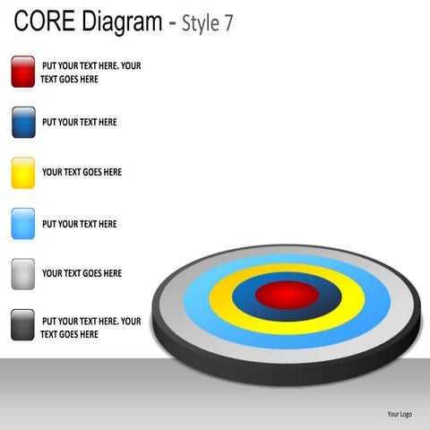 Core diagram design 5 powerpoint presentation slides. | PDF