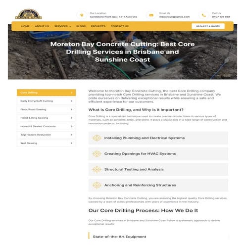 Core Drilling Services in Sunshine Coast | PDF