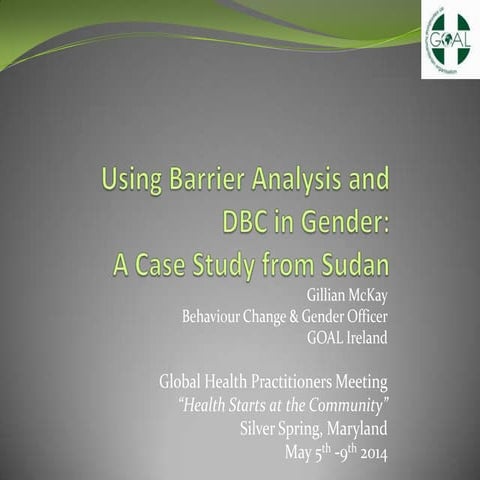 Changing Behavior with Women, Girls, Boys, and Men: How Gender and SBC ...